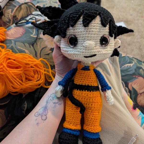 5 in 1 ULTIMATE Goku Crochet Pattern Amigurumi, Flying Nimbus, Super ...