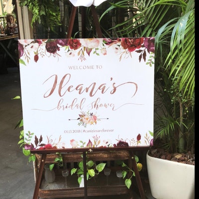 Bridal Shower Sign, Bridal Shower Welcome Sign, Bridal Shower ...