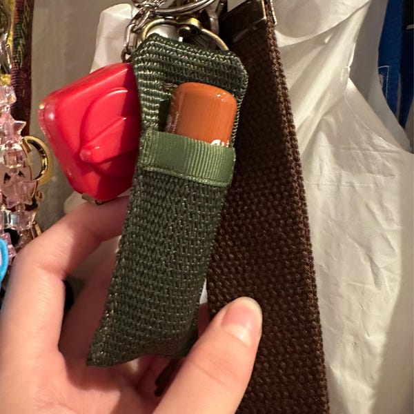 Zipper Keychain Wristlet / Money Holder / Cash Stash Wristlet / Wrist ...