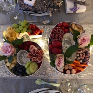 Fillable Letter/ Number Boxes With Lid 28cm/11 Charcuterie Fruit Tray ...