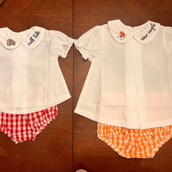 Personalized Peter Pan Collar Top, Preppy Fall Outfit, Baby Girl ...