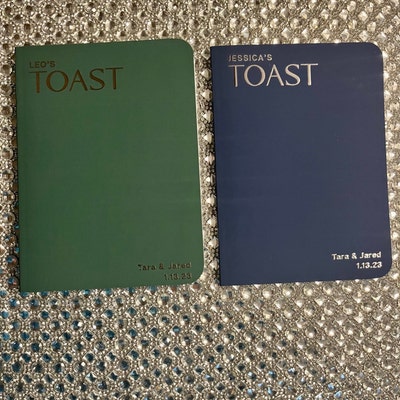 Wedding Toast Books for Your Maid of Honor and Best Man - Etsy