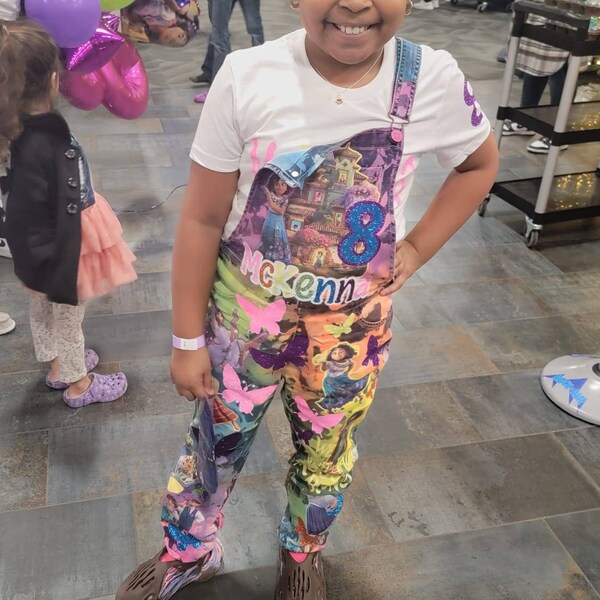 OVERALLS Birthday Overalls Custom Denim - Etsy