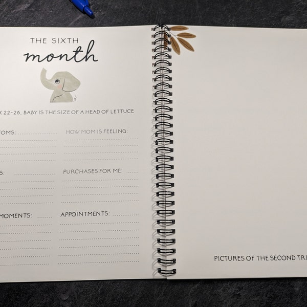 Baby Book, Baby Journal, Pregnancy Planner, Pregnancy Journal, New Mom ...