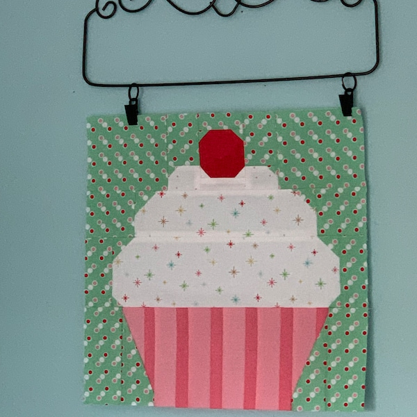 Cupcake Dessert PDF Quilt Block Pattern - Includes Instructions for 6 ...