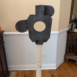 AR 500 T Post Conduit Target Stand W/ Integrated Gong Hanger | Etsy