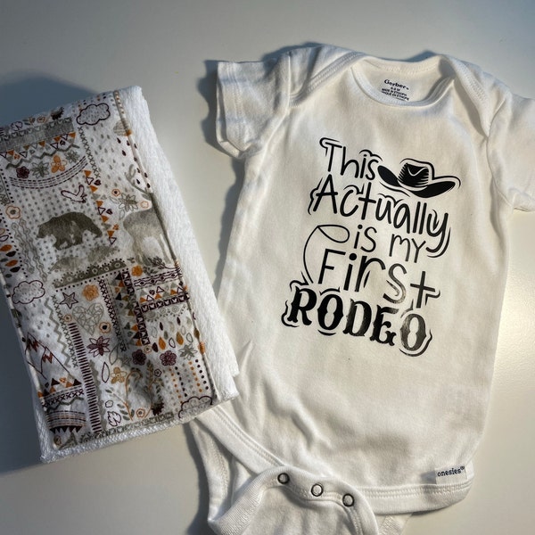 This Actually is My First Rodeo SVG, Rodeo SVG, Baby Shower Gift ...