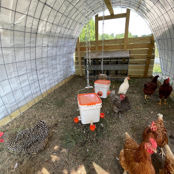 Chicken Tractor Plans - 8'x10' Moveable Chicken Coop Plans - Etsy