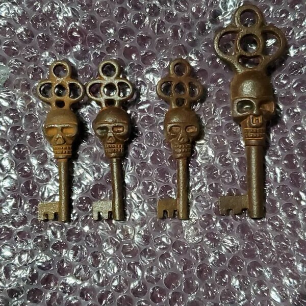 Cast Iron Skeleton Key Medium - Etsy