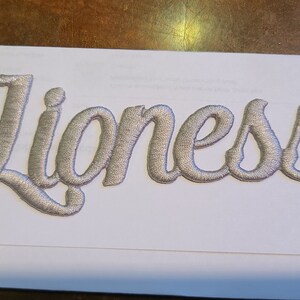 Custom Embroidered Name Iron on Patch Script Font Personalized - Etsy