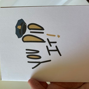 Naval Academy Graduation Card Military Navy You Did It Congrats ...