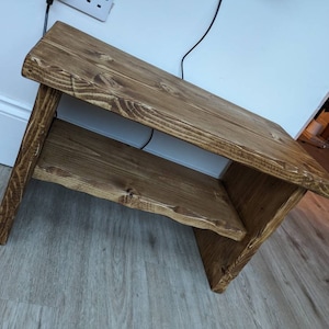 Farmhouse Bedside Tables Set of 2 Rustic Side Tables - Etsy UK