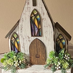 White Primitive Church - Etsy