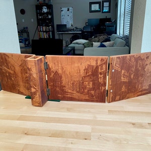 Tengwar Elven Script Dice Box Personalized Wooden Dice Vault RPG ...