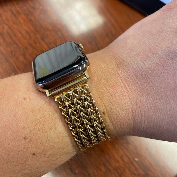 ALEXIS Apple Watch (iwatch) Stainless Steel Band - Etsy