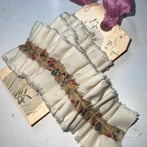 Junk Journal Ruffle Rolls, Handmade Paper Ruffles, Belly Bands, Journal ...