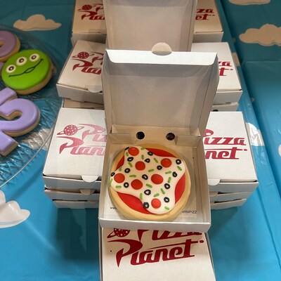 Mini pizza Planet Pizza Boxes for Party Favors - Etsy