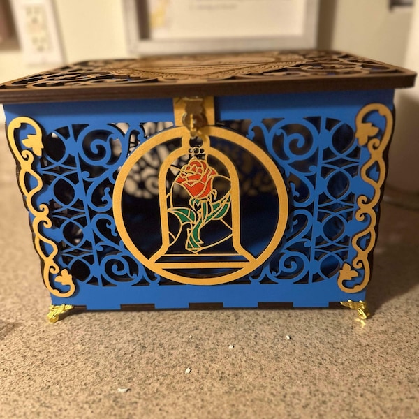 Tangled Sun Wedding Card Box, Rapunzel Quinceanera Money Box ...