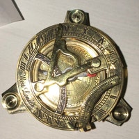 Nautical Compass Vintage Compass Steampunk Brass Compass Engraved ...