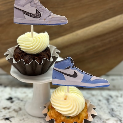 Jordan 1s Cupcake Topper, Jordan Cake Topper, Jordan Gifts, Jordan ...