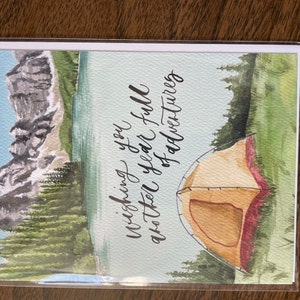 Outdoor Adventures Birthday Greeting Card | Camping Birthday Card ...