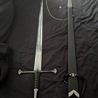 TEMPLAR KNIGHT SWORD, Medieval Sword, Master Sword, Leather Sheath ...