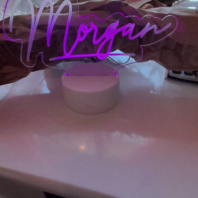 Personalised LED Light Personalised Night Light - Etsy