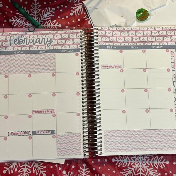 MONTHS of the YEAR Script Planner Stickers SCR-002 Erin Condren Monthly ...