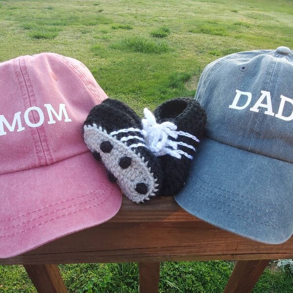 Soccer Cleat Baby Booties, Newborn Booties, Soccer Baby Reveal, Fun ...