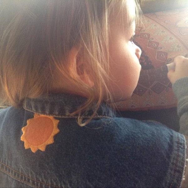 Tiny Sun Patch! Custom Made! AP67 - Etsy