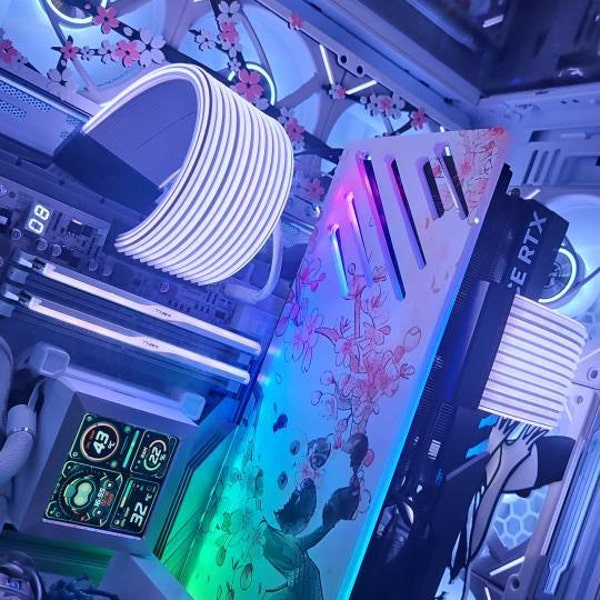 Customize Your Own GPU Backplate RGB + A-rgb Nvidia & Amd or Aio Cover ...