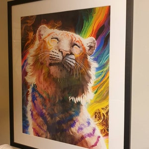 Fire Dog Bul-gae Korean Mythology Fantasy Art Print Bulgae Korean Art ...