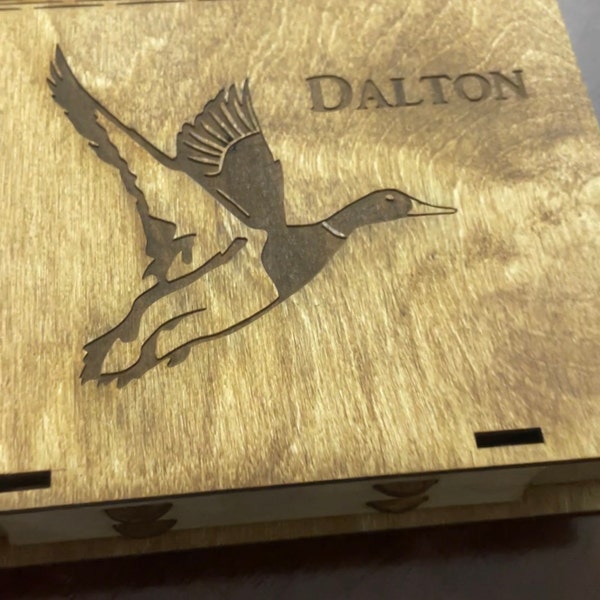 Personalized Duck Call Box | Custom Duck Hunter Storage Box | Goose ...