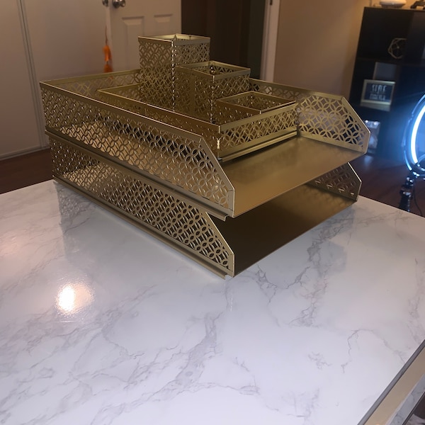 BLU MONACO Paper Organizer Storage: Portable File Box With Handle ...