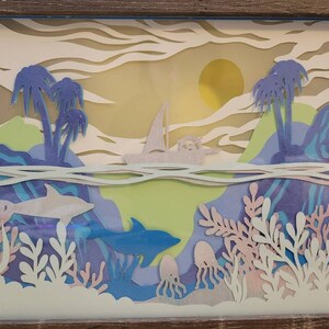 Shadow Box SVG Layer SVG 3D Shadow Box Shadow Box 3d Layer - Etsy