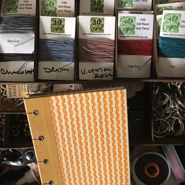 All 37 Colors of 4 Ply Irish Waxed Linen Thread (370 Yards) - Etsy