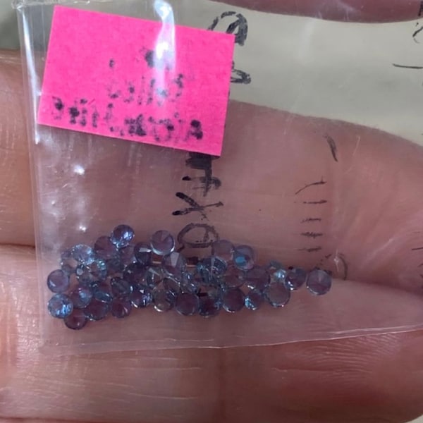 Lab Created Pulled Alexandrite Chrysoberyl True Color Change Round ...