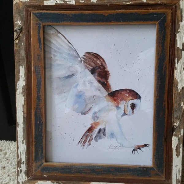 Fall Art for Fall Halloween Art Painting of Owl for Halloween Decor ...