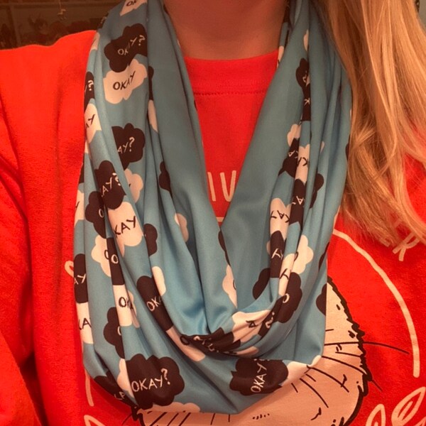 Constellation Infinity Scarf, Zodiac Scarf, Astrology Scarf, Flannel ...