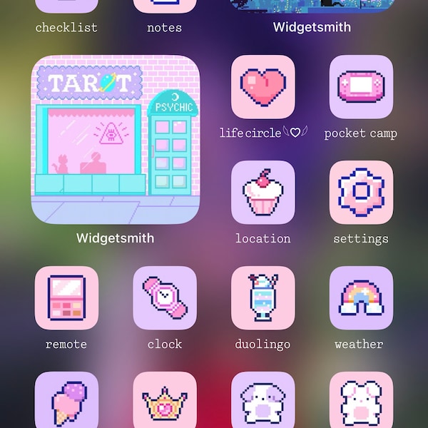 63 App Icon Pack / Happy Sunday / Kidcore / Wallpapers & Widgets ...