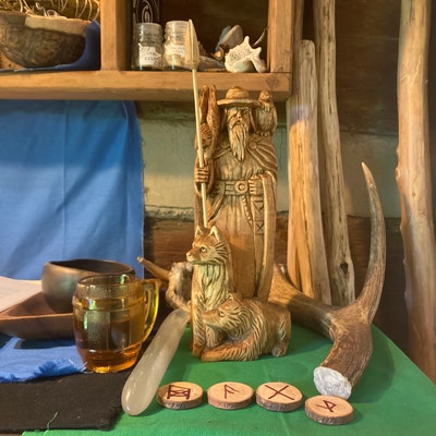 Dagda the Statue of Dagda Celtic God - Etsy