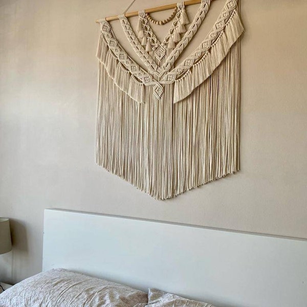 Macrame Letters, Alphabet Wall Hanging, Kids Wall Decoration, Handmade ...