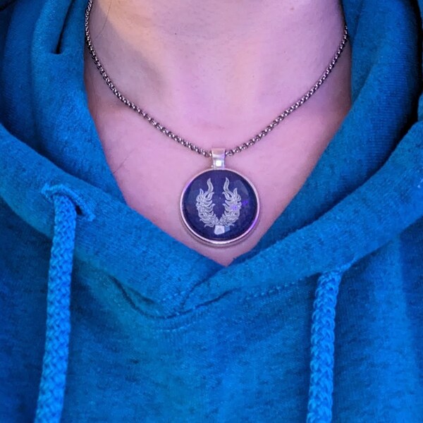 Grey Warden Pendant Necklace - Etsy