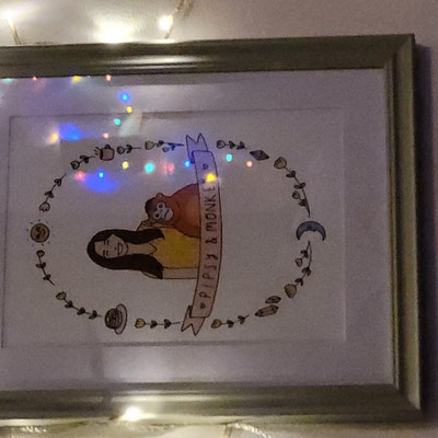 Personalised Pet Portrait Animal Companion Illustration, Custom Gift ...