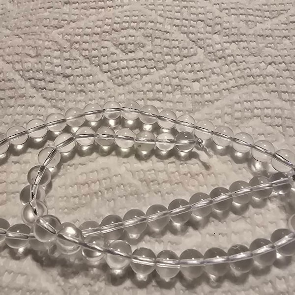 Crystal Clear Quartz Beads Brazil Grade AAA Genuine Natural Gemstone ...