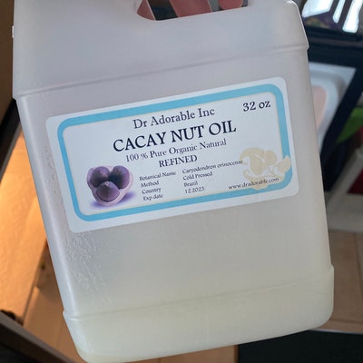 32 Oz Premium Cacay Nut Oil REFINED Pure Cold Pressed Organic Fresh ...