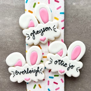 Nancy Bunny Plaque Cookie Cutter - Etsy