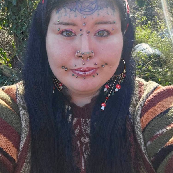 Bridge Piercing Chain, Bridge Piercing Jewellery,nose Chain, Bridge ...