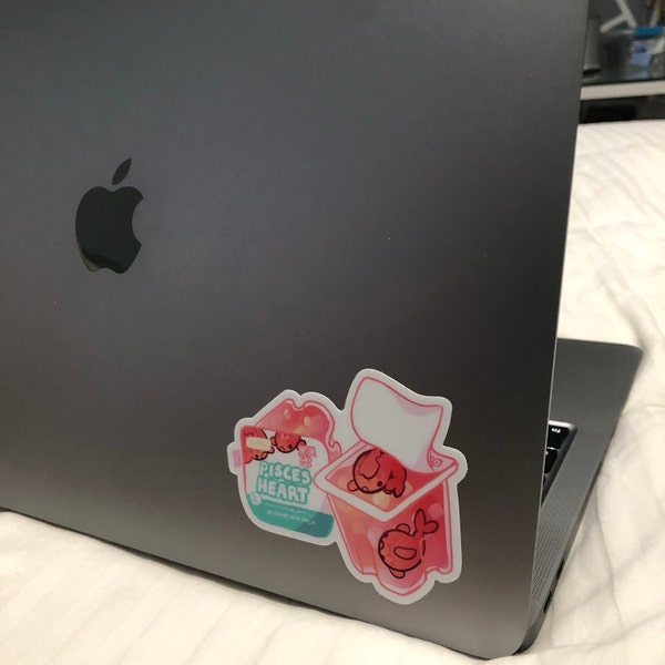 Pisces Zodiac | 3" Waterproof Aesthetic Anime Stickers | Lychee Jelly ...