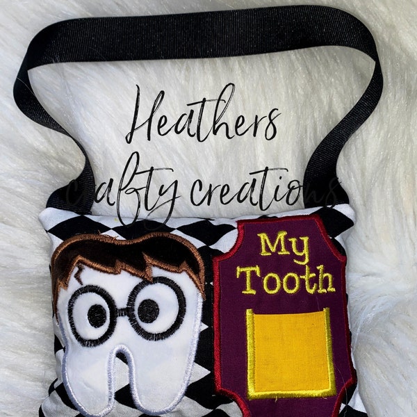 DIGITAL ITEM: 5x7 Wizard Boy Tooth Fairy Pillow ITH Embroidery Design ...